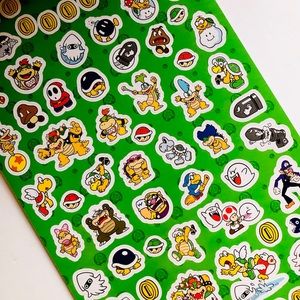 Nintendo | Other | Nintendo Super Mario Stickers | Poshmark